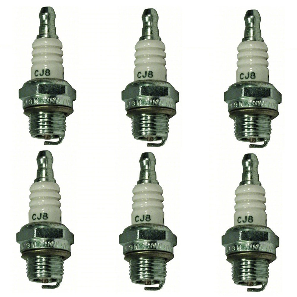 Qty 6: Spark Plugs Fits Champion Replaces CJ8