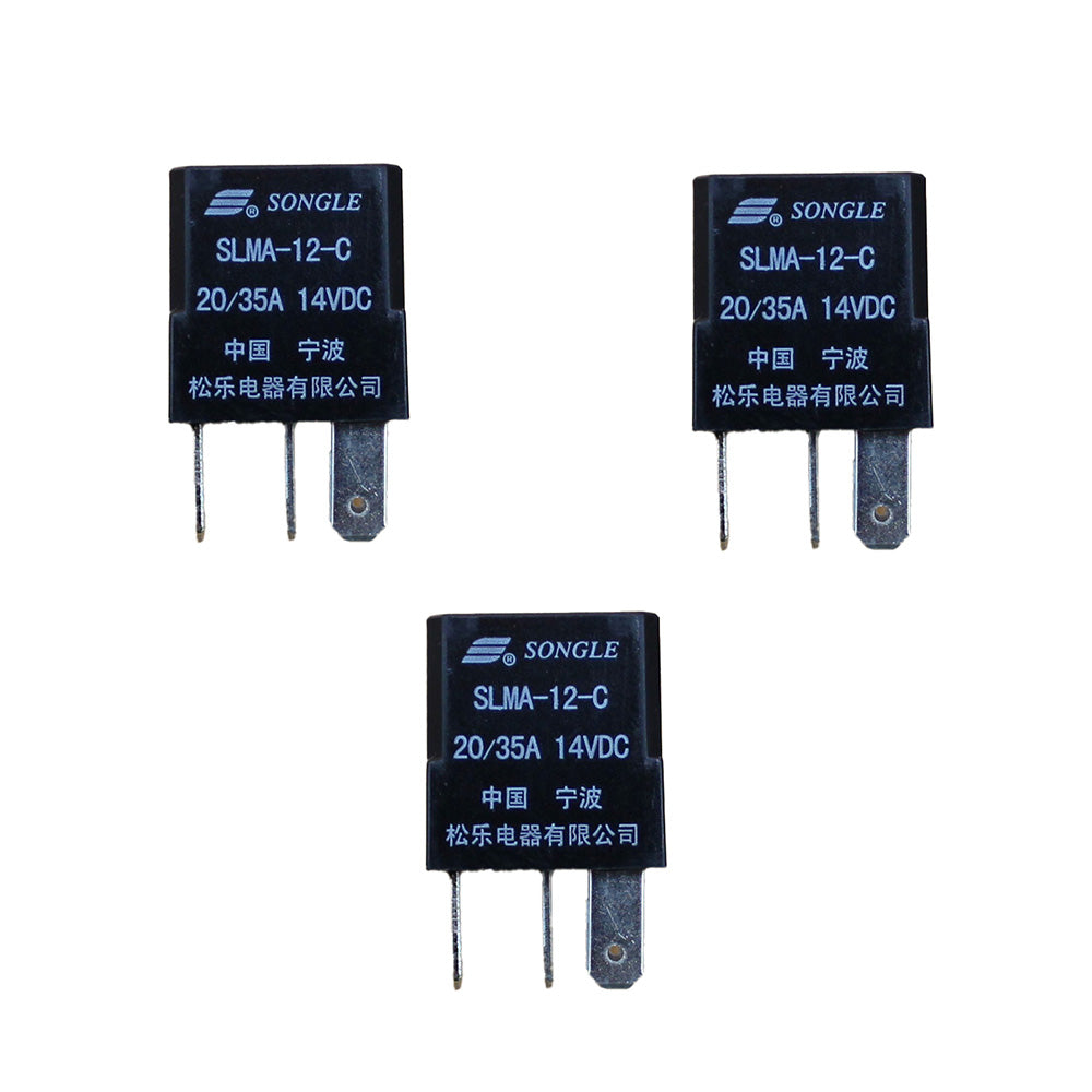 (3 Pk) 332/C3148 12 Volt Micro Relay Fits JCB Tracked Excavator Wheele