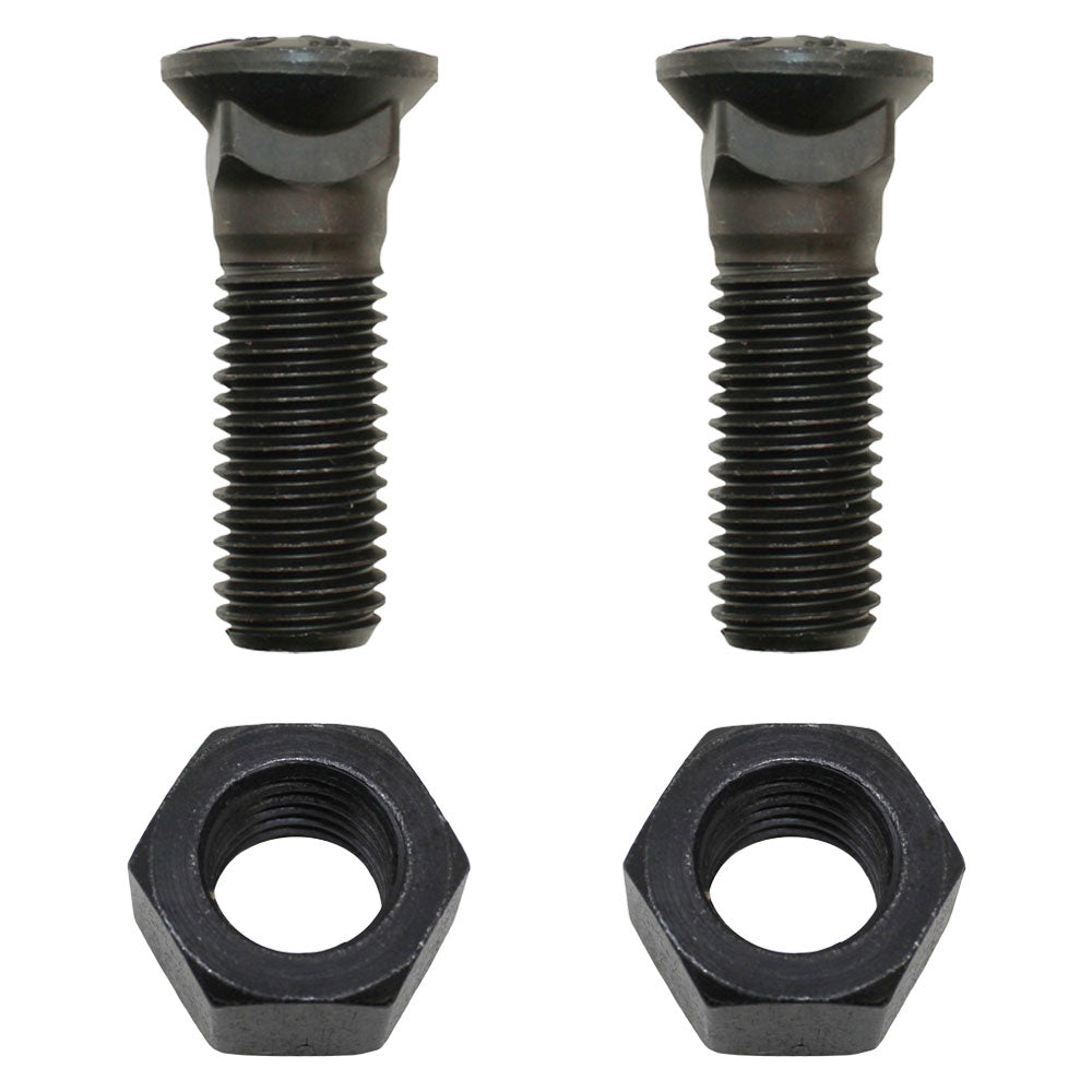 2 - Plow Bolt & Nut for Blades / Cutting Edge, 3/4-10X2 1/2 - Grade 8,