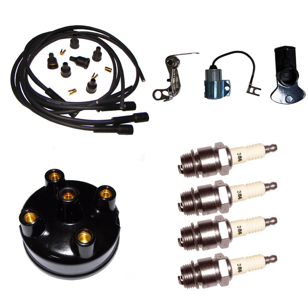 Complete Tune Up Kit with Distributor Cap Fits Case/International Harv
