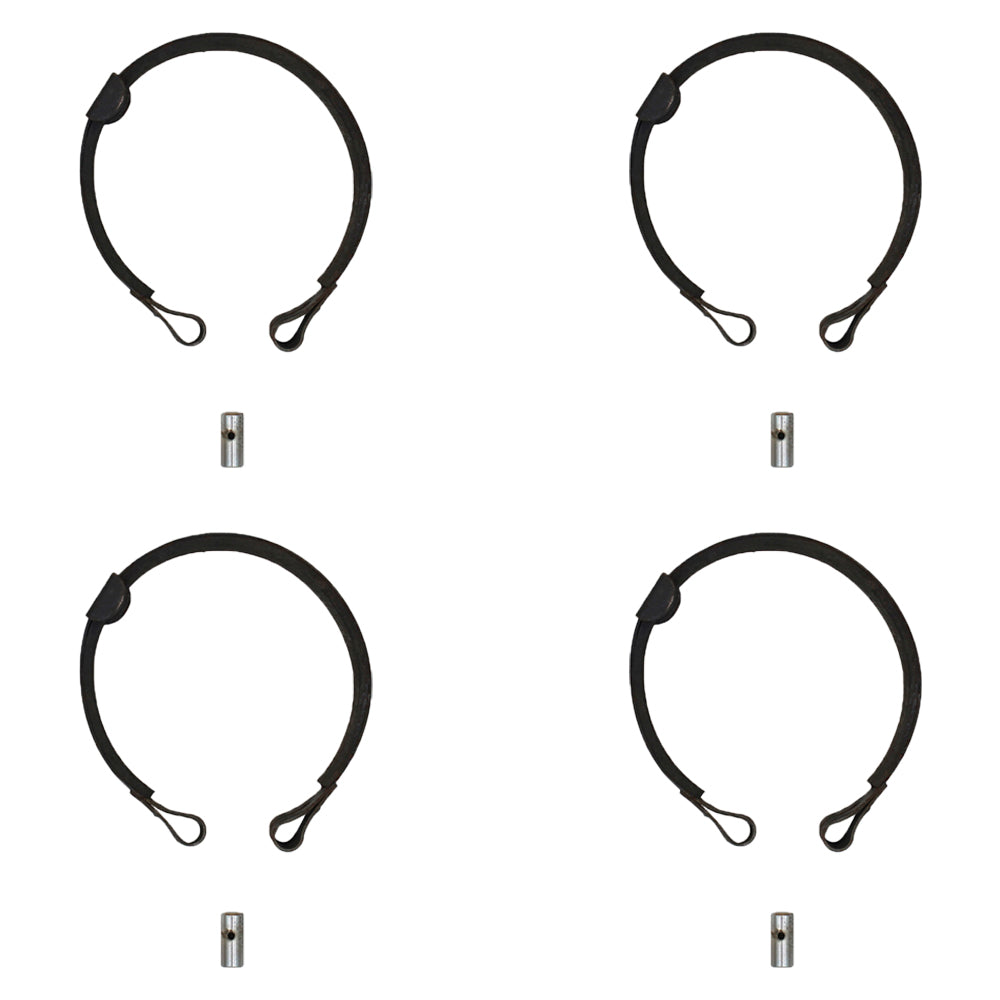 Qty 4: Brake Bands with Lock Fits Universal Products Replaces 10366