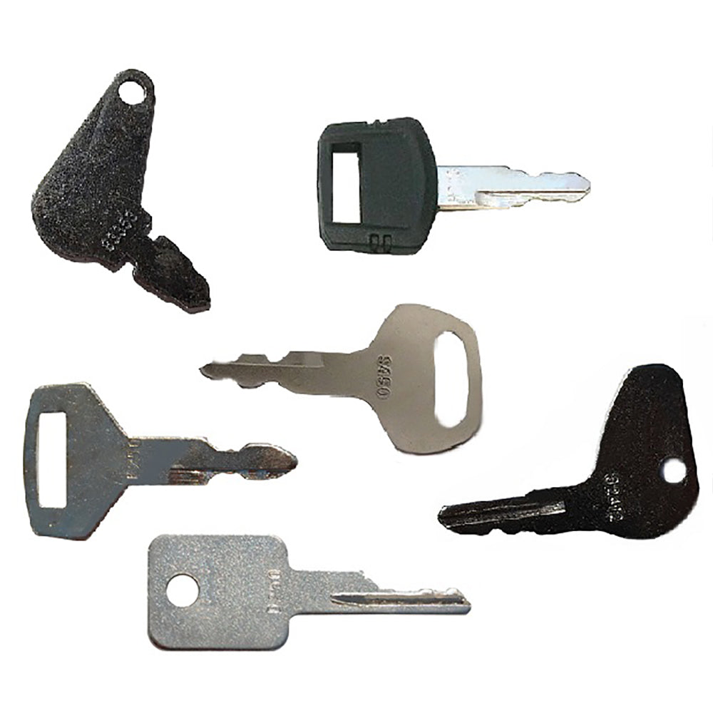 6693241 6 Pc. Heavy Equipment Key Set Fits Bobcat