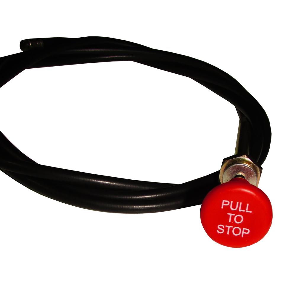 Universal Stop Cable - 72" with Red Knob