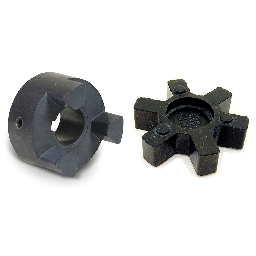 Replacement L100 L-Jaw Coupler Set (2) L-Jaw Couplers w/ 1" Bore & 1/4