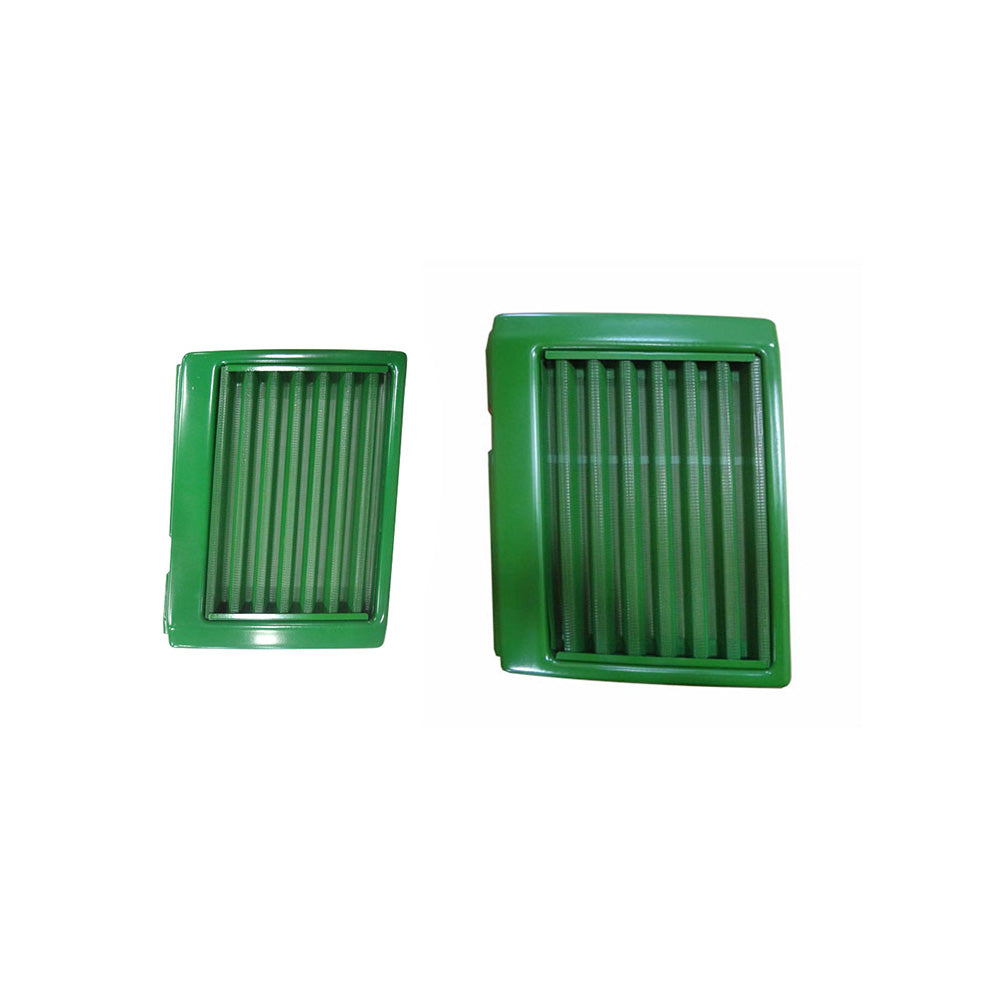 2 SIDE SCREEN GRILLS SET LH LEFT + RH RIGHT FOR PART RE40812 RE40813 R