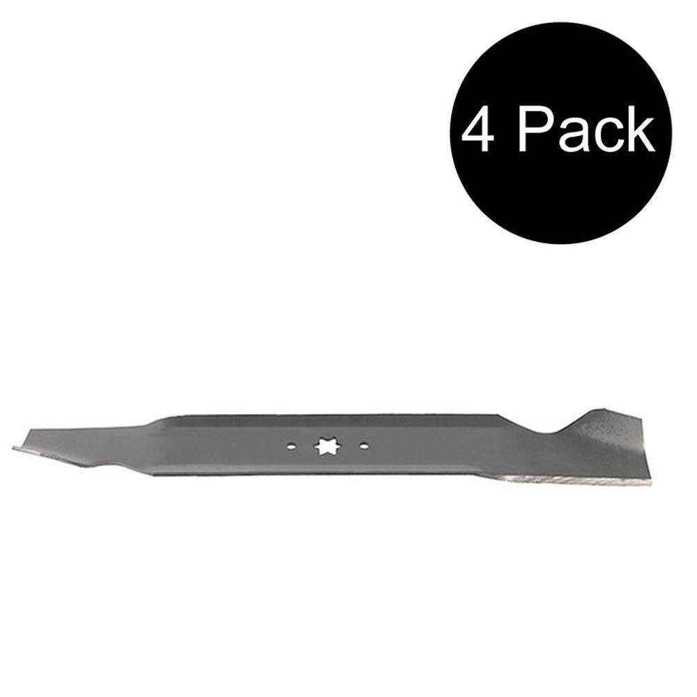 14058 Qty 4: Hi Lift Standard Mower Blade Fits Rotary