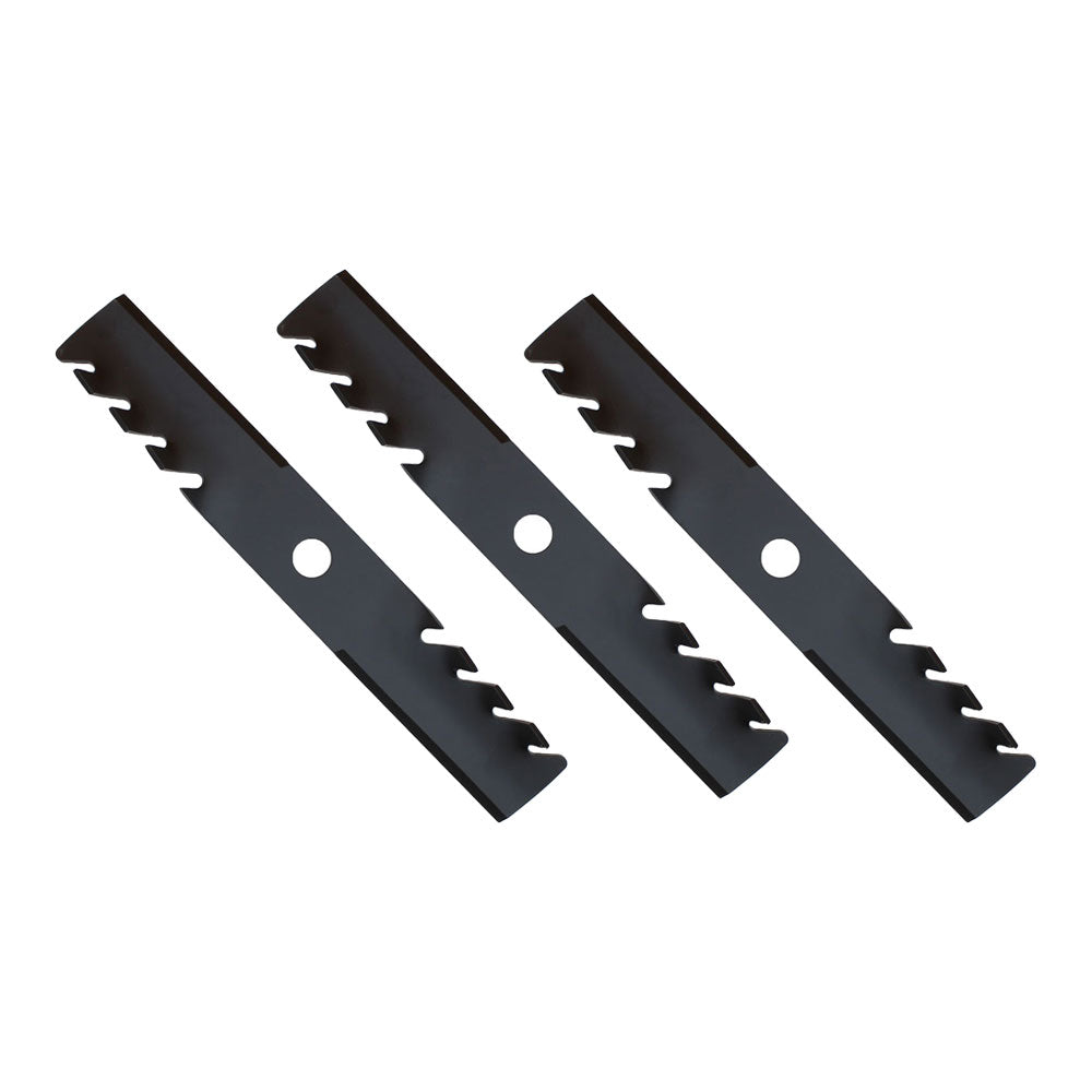 (3) Interchangeable Mulching Blades 16-1/4" X 15/16" Fits Exmark Model