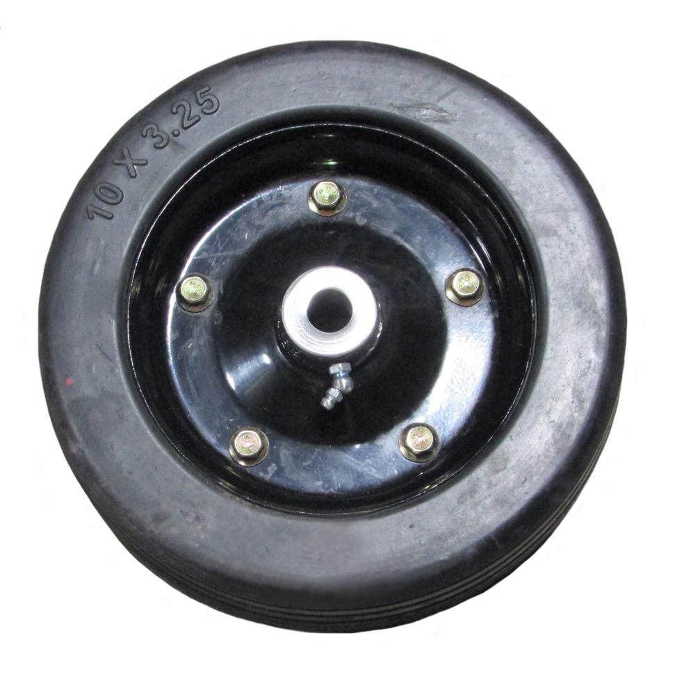 NEW Replacement Bush Hog Solid Finish Mower Wheel 10" x 3.25" Part Num