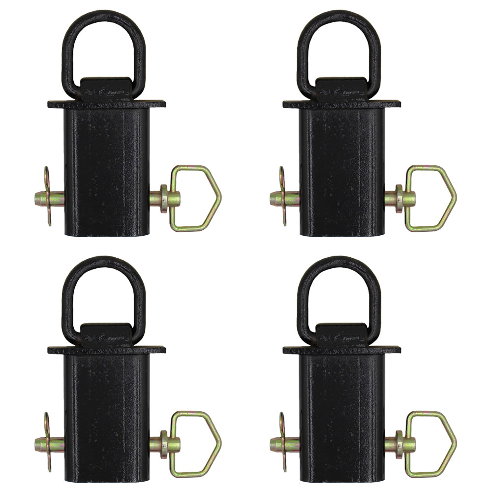 Set of Four Stake Pocket D-Rings PK-SPTD Secures Cargo by Adding Tie-D