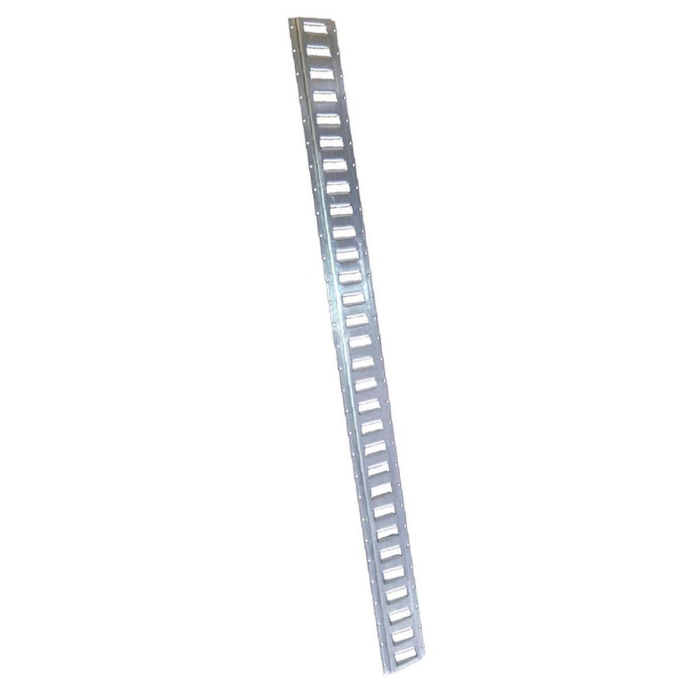 28 Piece E-Track Kit w/8 ft E-Track Trailer Tie-Down Rails Galvanized