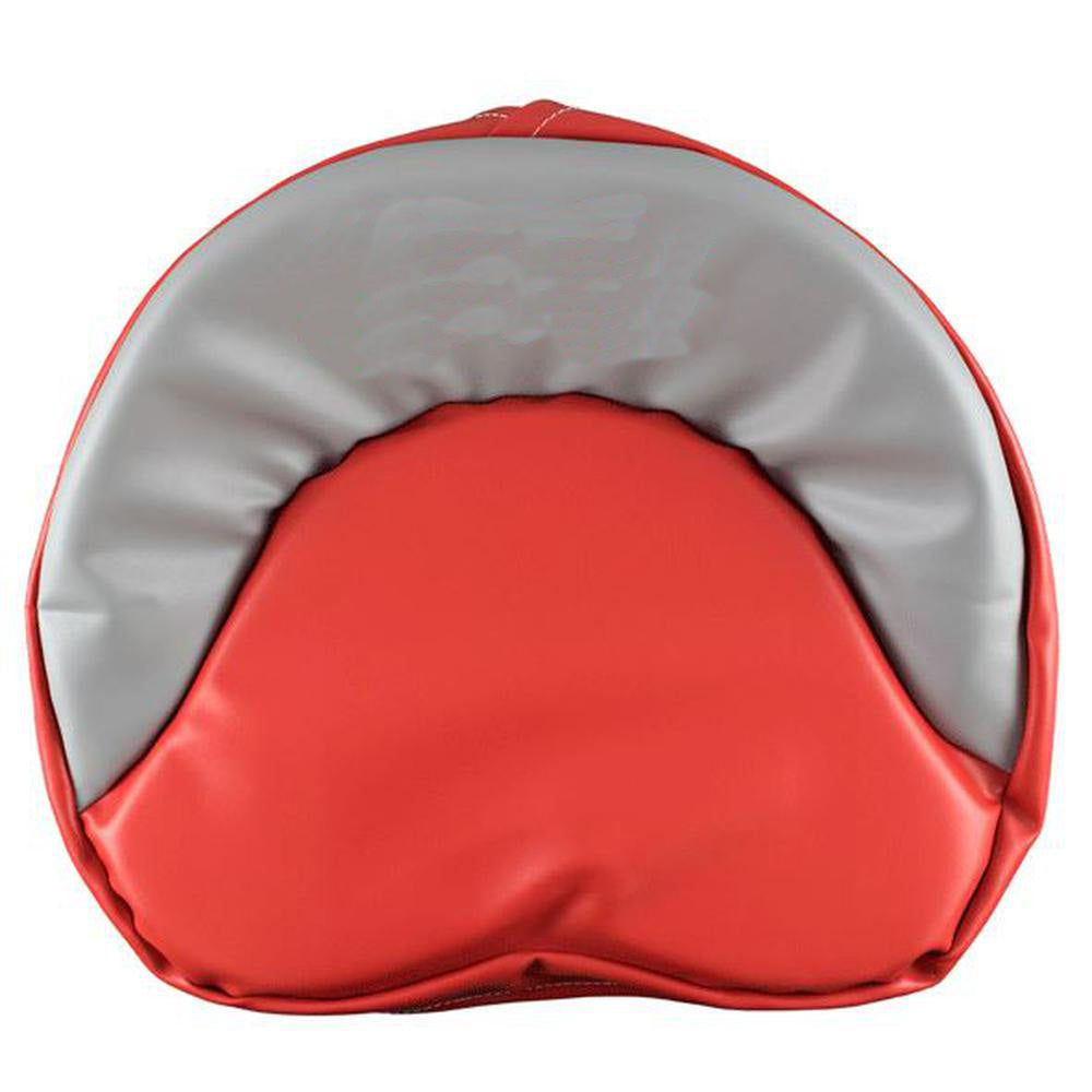 SEN10-0085-AIC 19" Grey & Red Seat Cover w/ Logo