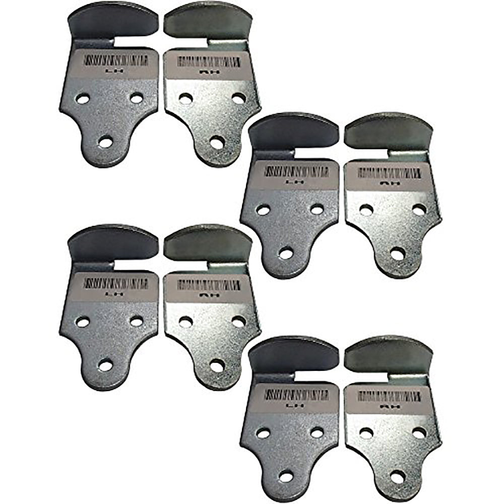 4 CORNER TRAILER STAKE CONNECTOR BRACKET SETS w/ HARDWARE replaces RCB