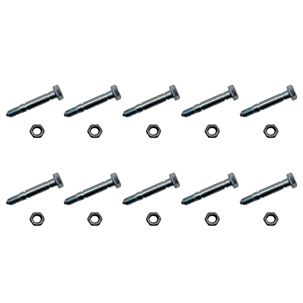 10 Pack Shear Pins Bolts Fits Ariens 2 Stage Snow Thrower Auger 510015