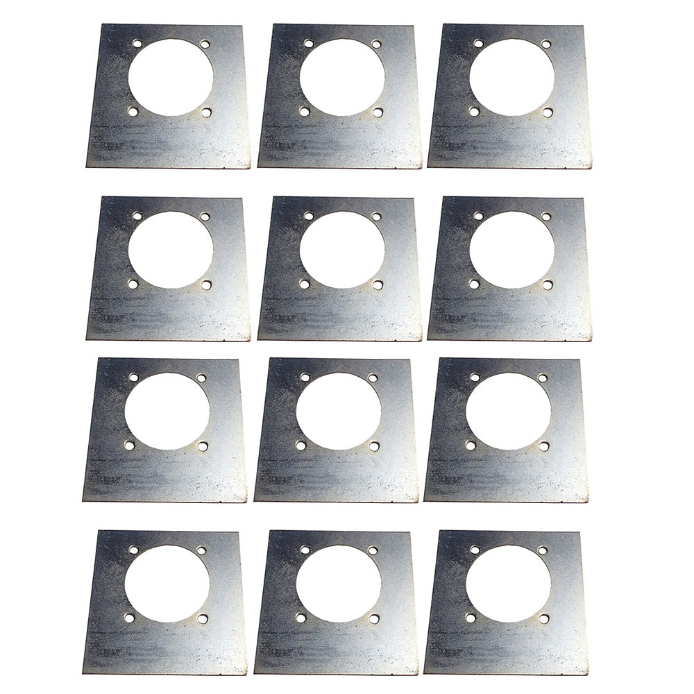 (12) Backing / Mounting Plates for D-Ring Tie Down Recessed D-Rings Ro