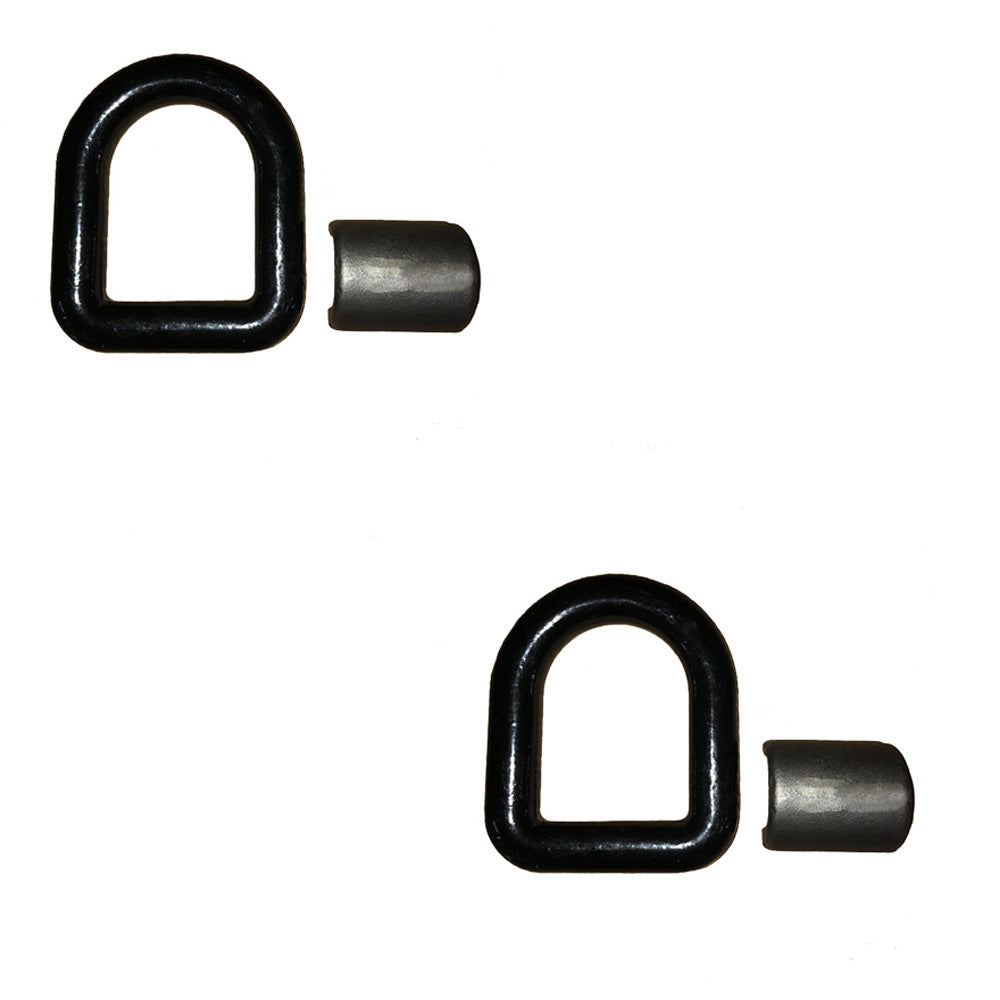 Tlu28-0017 Qty 2: 1" Weld-On D-Ring (Black) Fits Universal