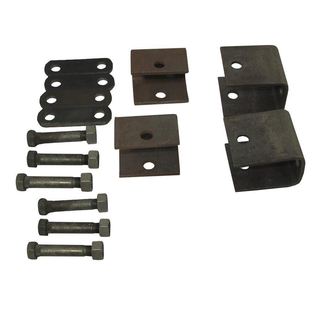 HD 2K to 7K SINGLE Axle Trailer Leaf Spring Hanger Kit Hangers Shackle