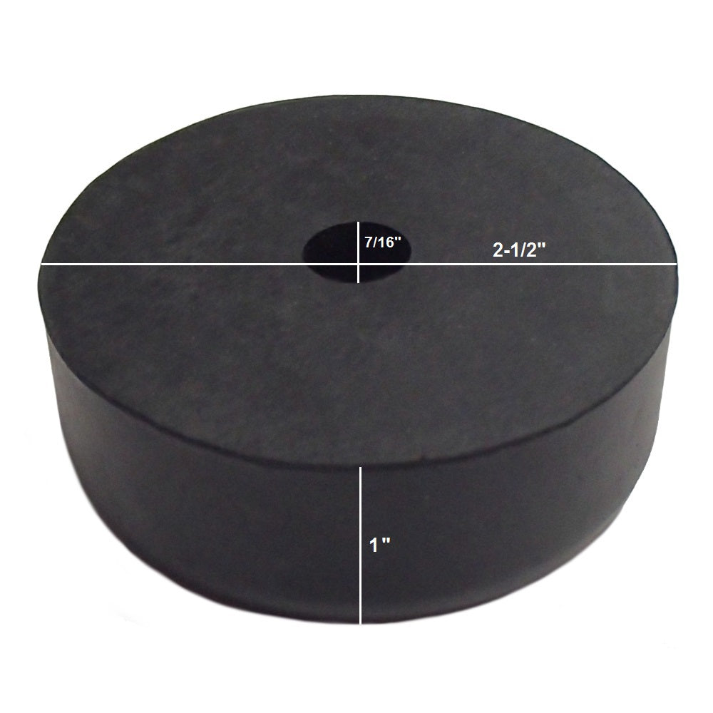 (2)- Rubber Bumper for Trailer Door Stop Boat Ramp Guard RV Camper Mot