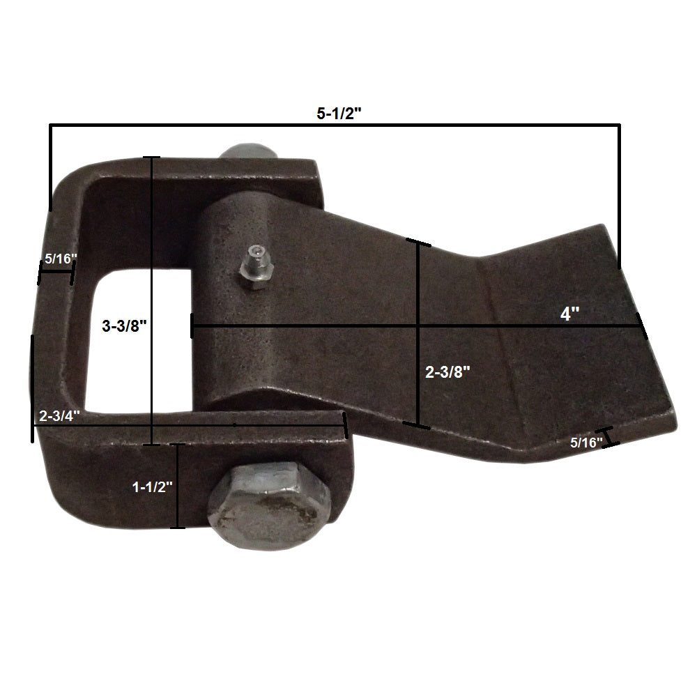 Heavy Duty Greaseable Strap Style Truck Trailer Cargo Dump Door Hinge