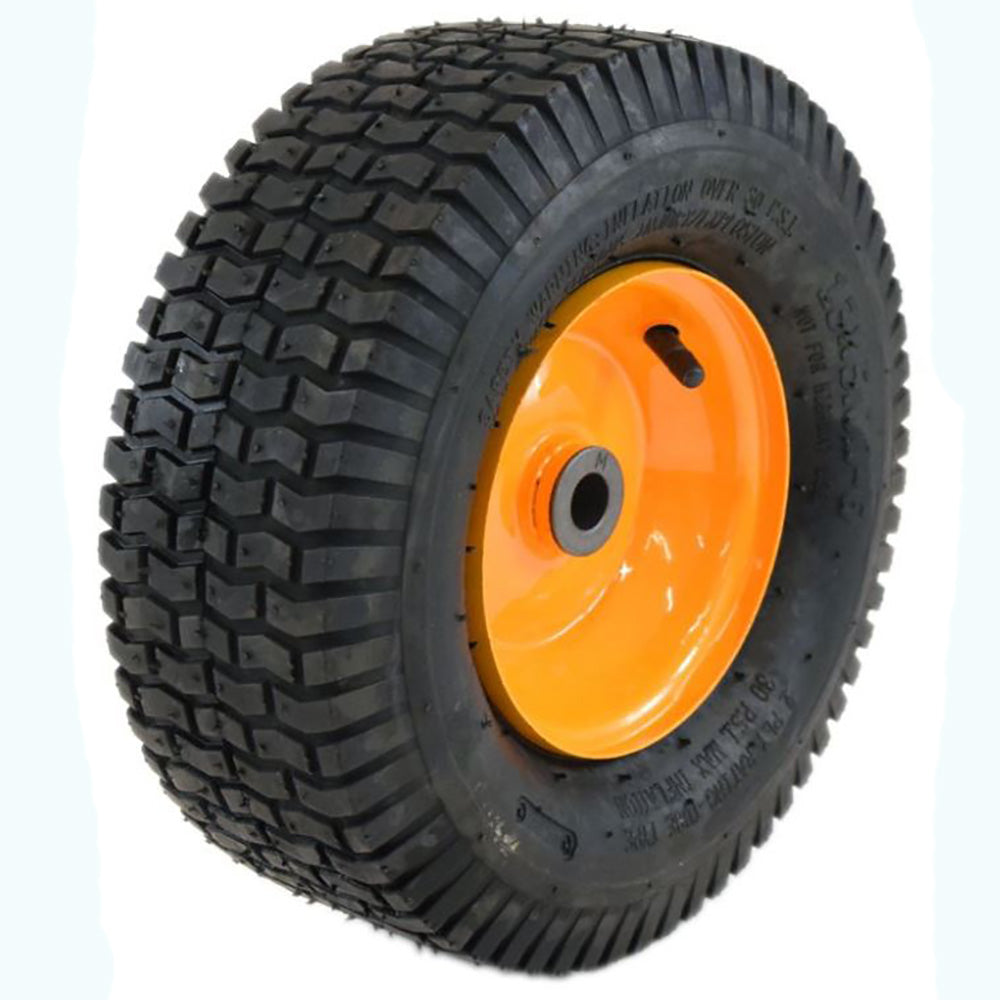 4 Set of Tires with Rims 13 x 5.00-6 NHS 2-Ply Tubed Metal Offset Hub: