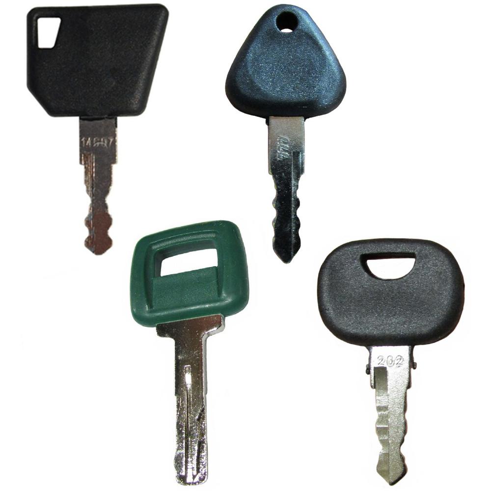 4 pc Fits Volvo Key Set Excavators Wheel Loaders Articulated Haulers F
