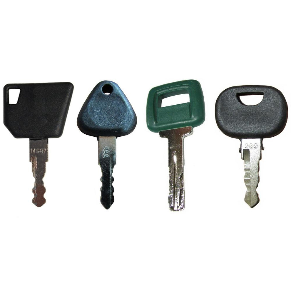 4 pc Fits Volvo Key Set Excavators Wheel Loaders Articulated Haulers F