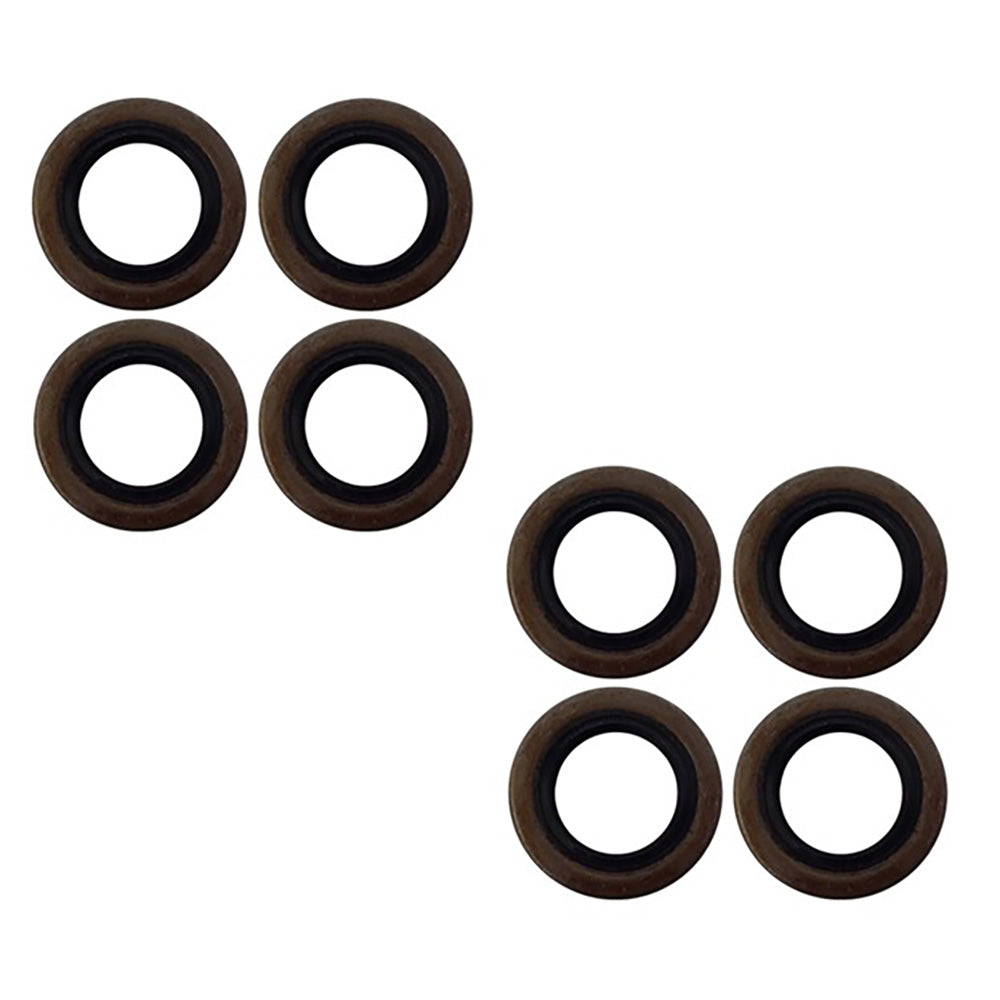 8- Trailer Hub Grease Seals Double Lip 1.249" x 1.983" Replaces Transc